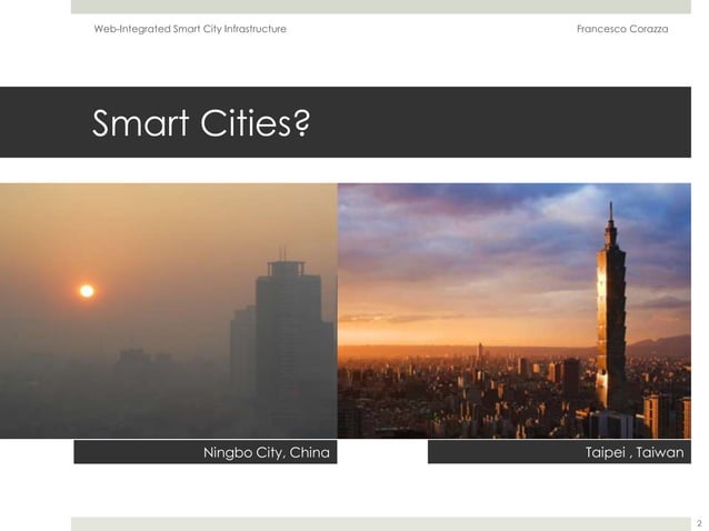 Thesis Presentation: Web-Integrated Smart City Infrastructure | PPTX