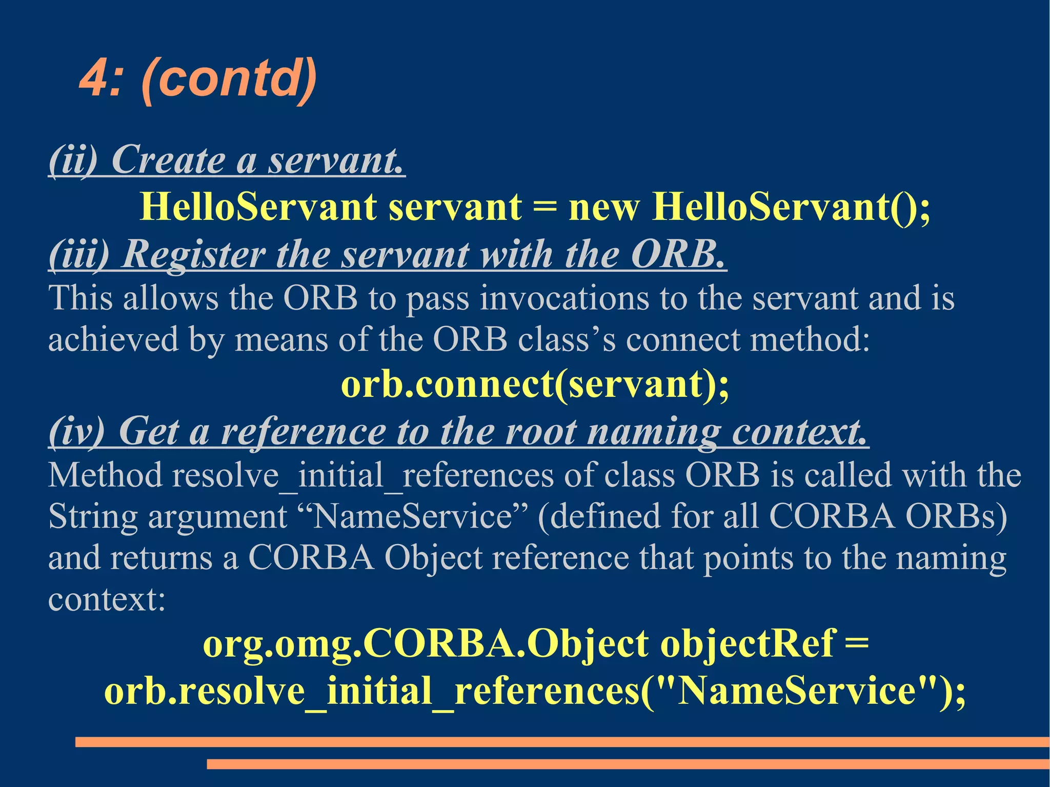 Corba by Example | PPT