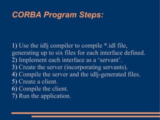 Corba by Example | PPT