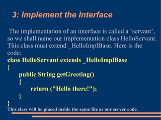 Corba by Example | PPT