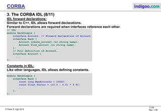 Common Object Request Broker Architecture - CORBA | PDF