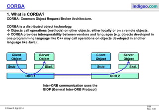 Common Object Request Broker Architecture - CORBA | PDF