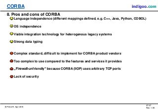 Common Object Request Broker Architecture - CORBA | PDF