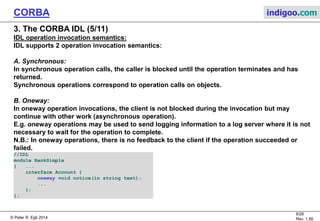 Common Object Request Broker Architecture - CORBA | PDF