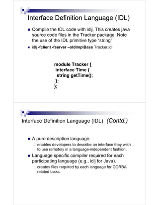 Corba | PDF | Operating Systems | Computer Software and Applications