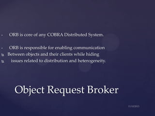 Corba | PPT
