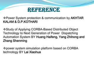 Corba in power system | PPT