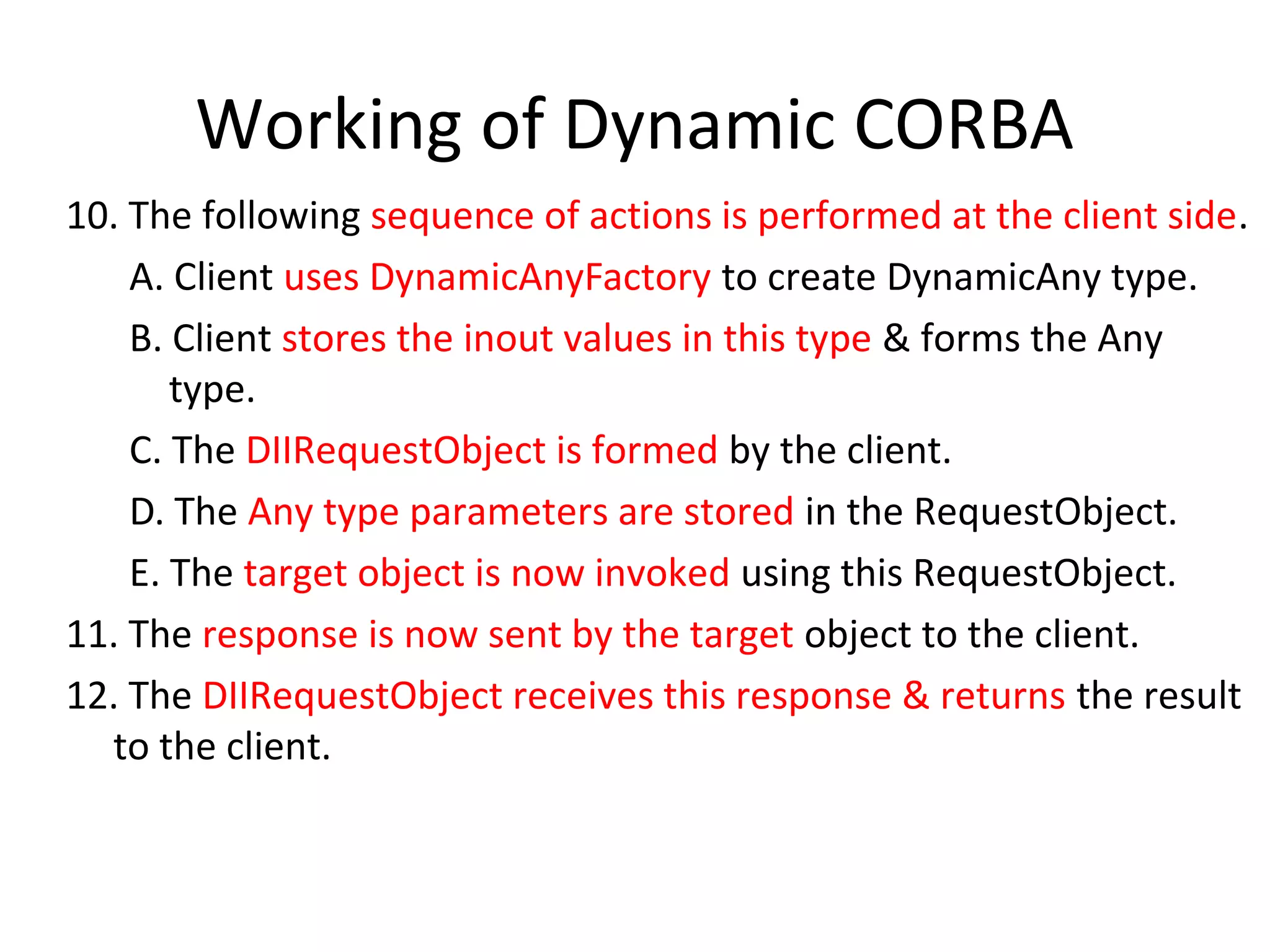 CORBA Basic and Deployment of CORBA | PPT