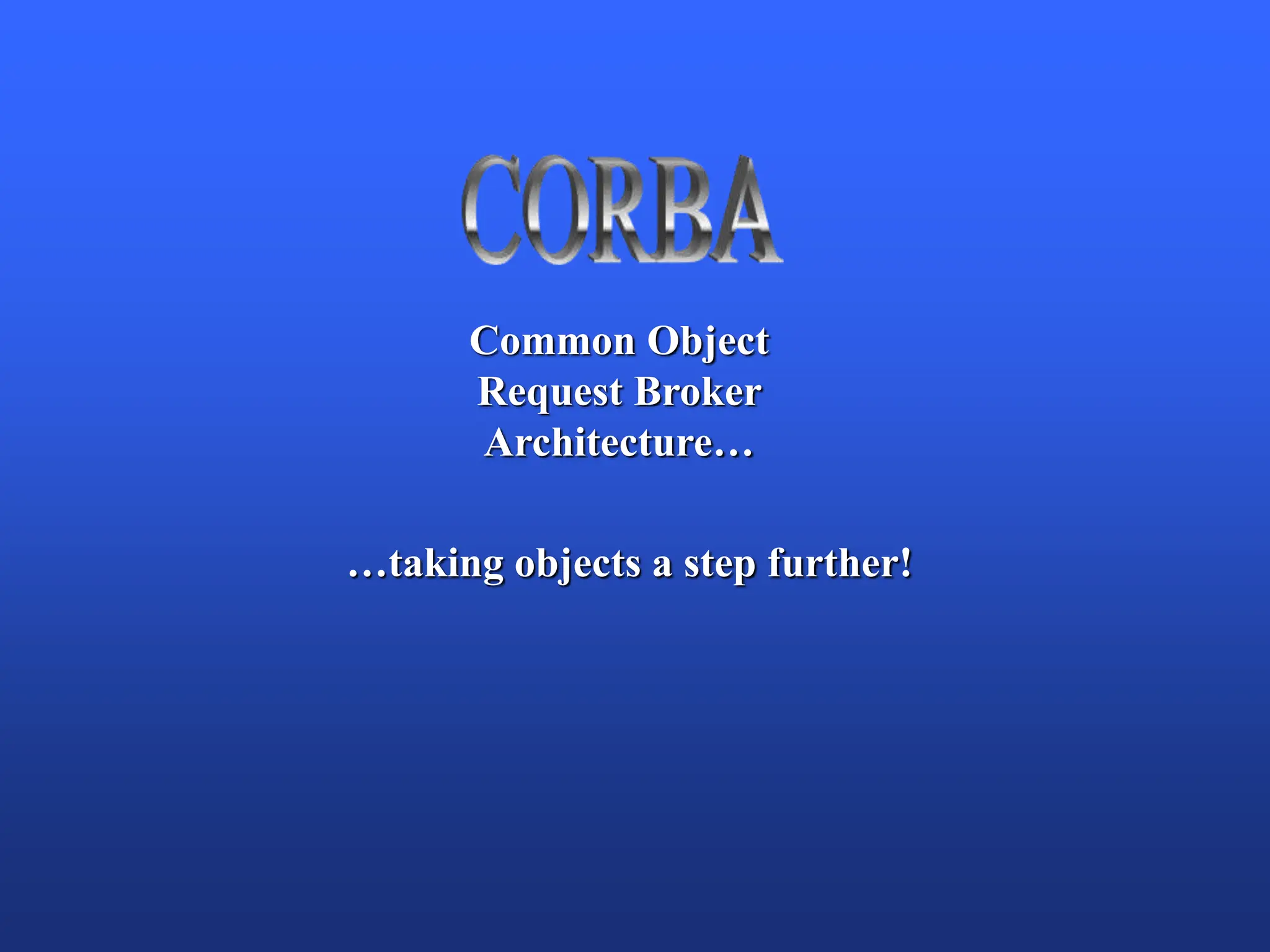 Distributed Systems Corba Remote Connection Ppt