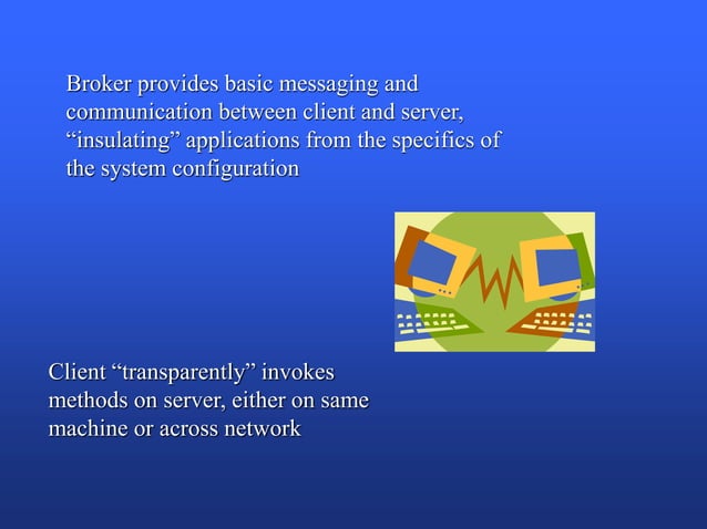 Distributed Systems Corba Remote Connection Ppt Operating Systems Computer Software And