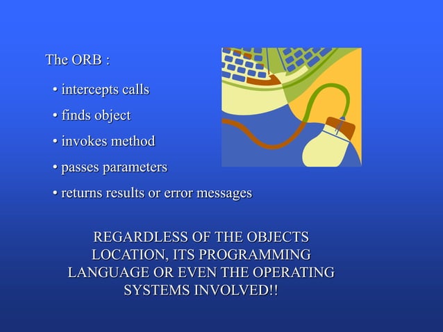 Distributed Systems Corba Remote Connection Ppt Operating Systems Computer Software And