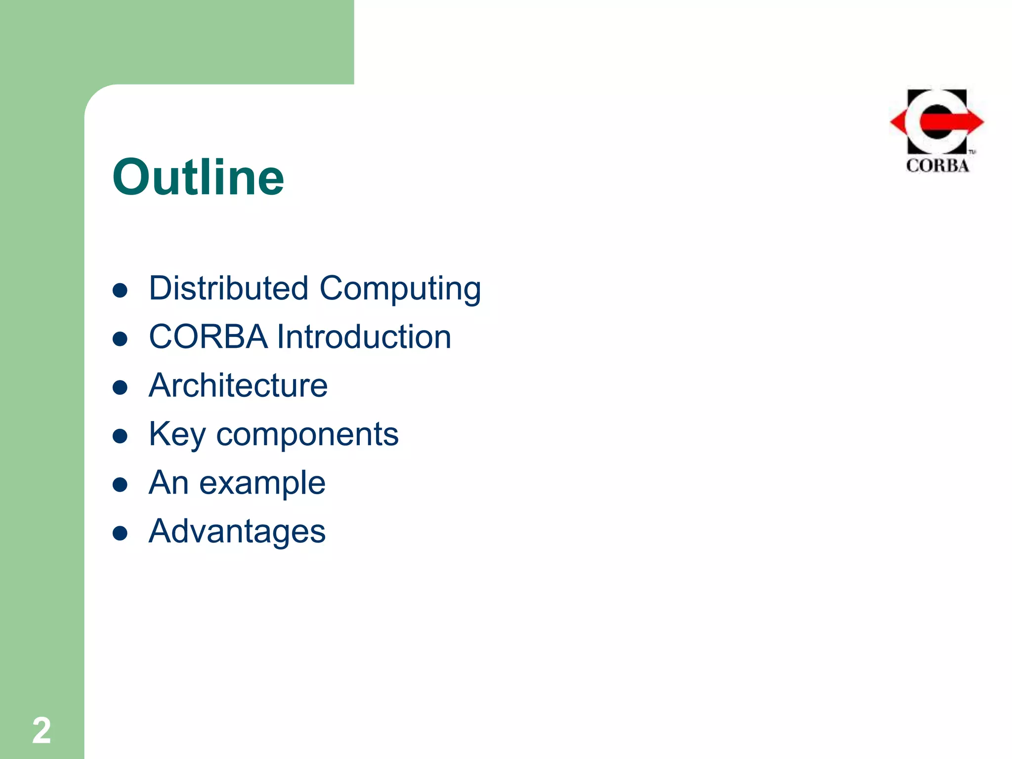 Corba introduction and simple example | PPT