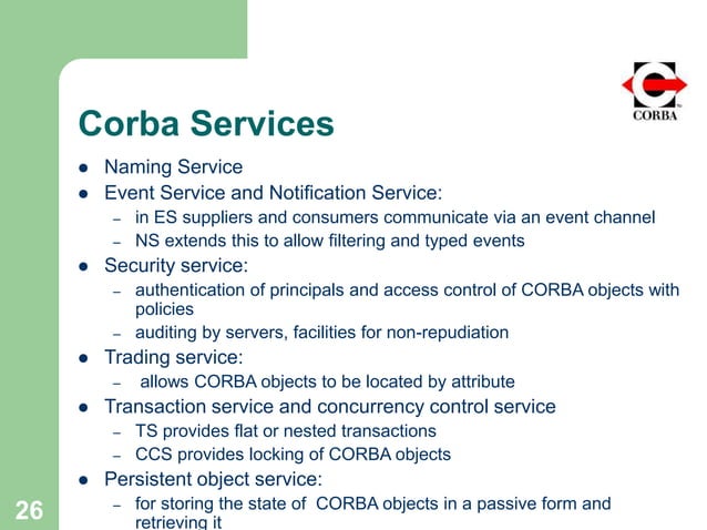 Corba introduction and simple example | PPT