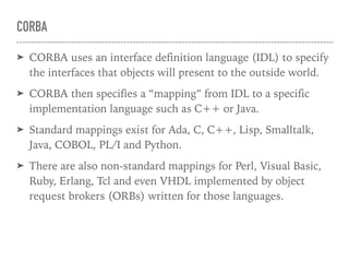 CORBA - Introduction and Details | PDF