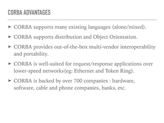 CORBA - Introduction and Details | PDF