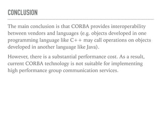 CORBA - Introduction and Details | PDF | Operating Systems | Computer Software and Applications
