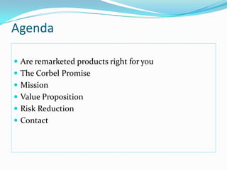 Corbel Solutions Value 5 | PPTX