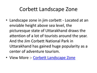 Corbett Landscape Zone | PPTX