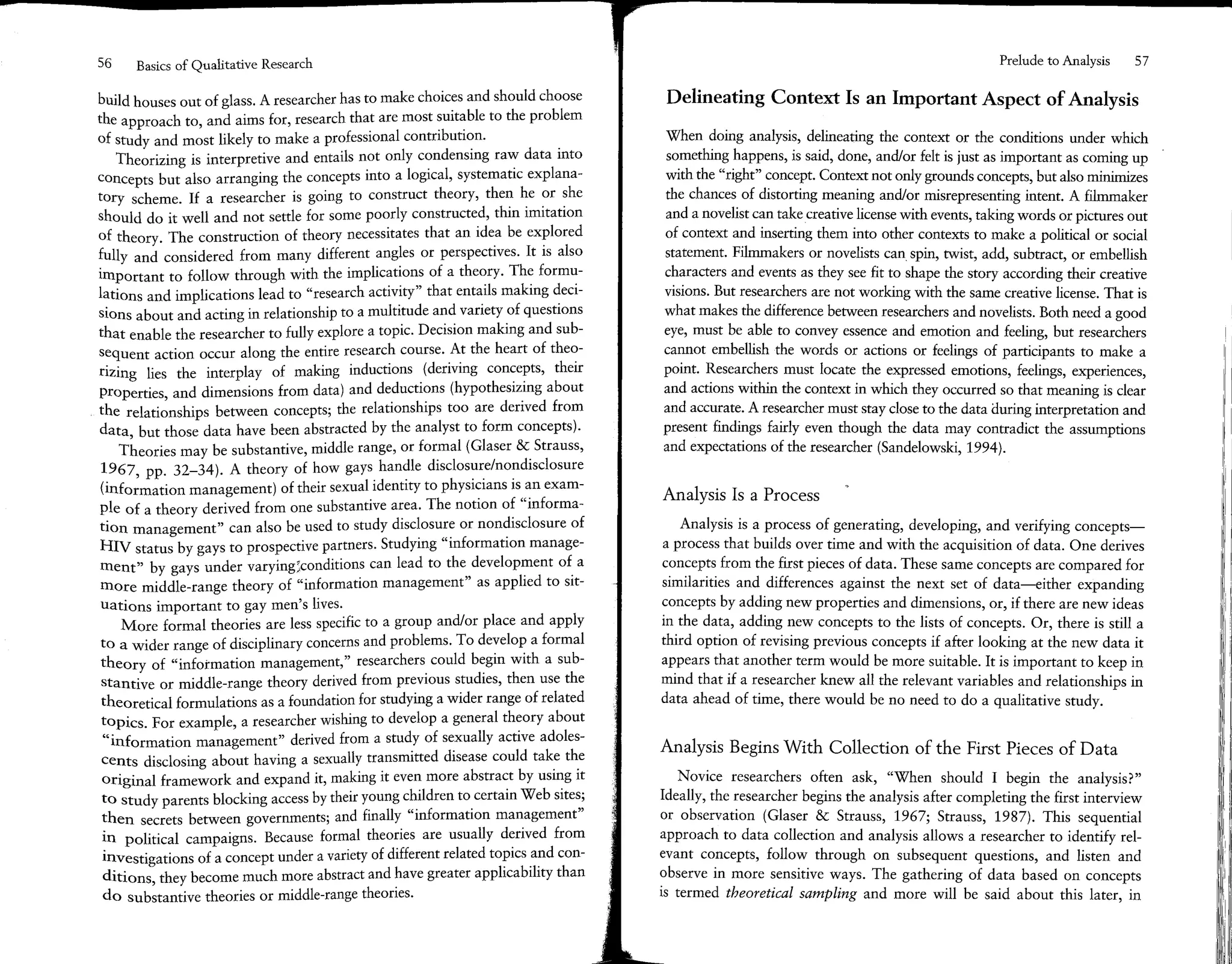 Corbin strauss basics of qualitative research - chapters 1, 3, 4 | PDF