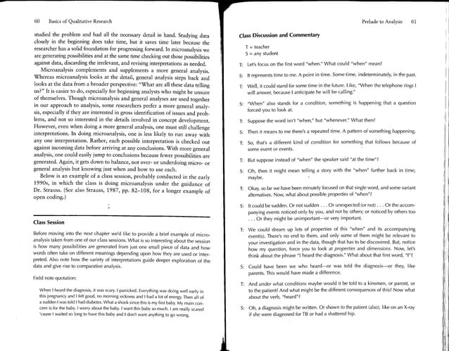 Corbin strauss basics of qualitative research - chapters 1, 3, 4 | PDF