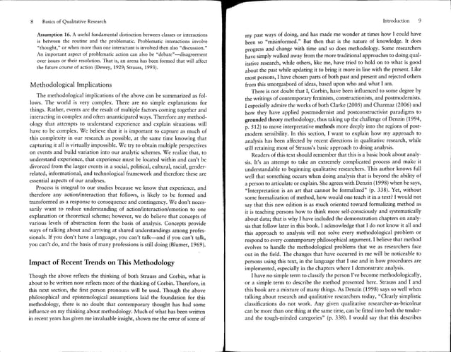 Corbin strauss basics of qualitative research - chapters 1, 3, 4 | PDF