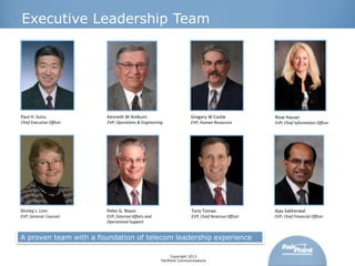 FairPoint Communications Corporate Overview 2013 | PPTX | Computer ...