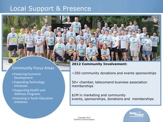 FairPoint Communications Corporate Overview 2013 | PPTX | Computer ...