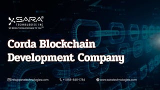 Corda Blockchain | PPTX