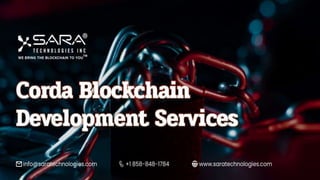 Corda Blockchain | PPTX | Technology Industry | Industries