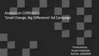 Cordaid's campaign | PPTX