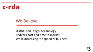 Introduction to Corda Blockchain for Developers | PPTX