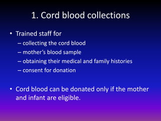 Cord blood banking stem cell banking 75 to 150 ml blood collected from ...