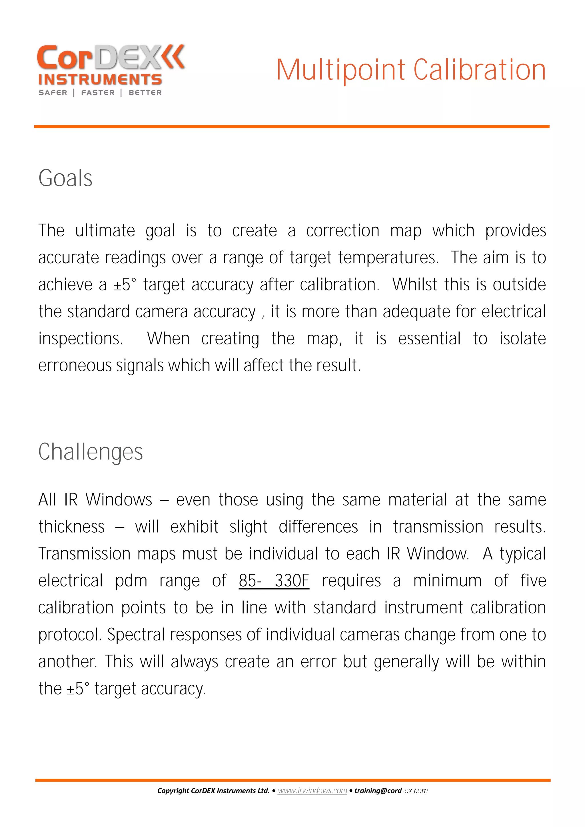 Cordex Instruments - IR Window Transmission Guidebook | PDF