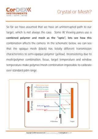 Cordex Instruments - IR Window Transmission Guidebook | PDF