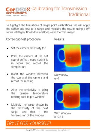 Cordex Instruments - IR Window Transmission Guidebook | PDF