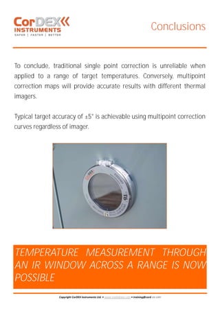 Cordex Instruments - IR Window Transmission Guidebook | PDF