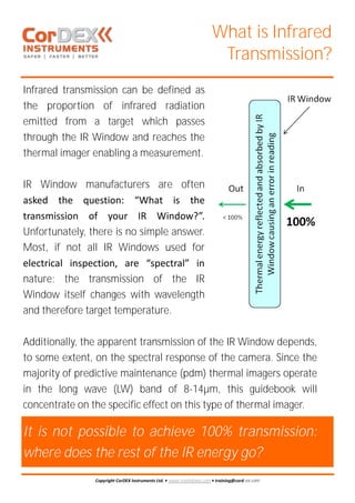 Cordex Instruments - IR Window Transmission Guidebook | PDF