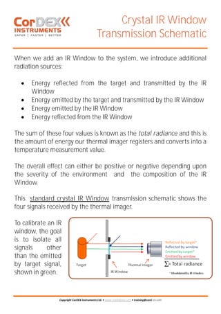 Cordex Instruments - IR Window Transmission Guidebook | PDF