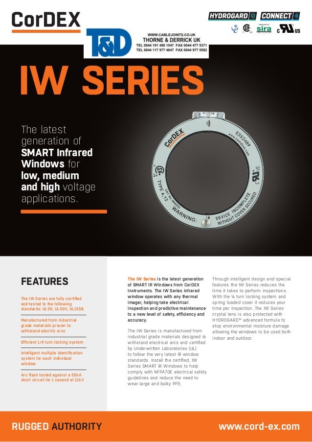 CorDex IW4000 Infrared IR Window