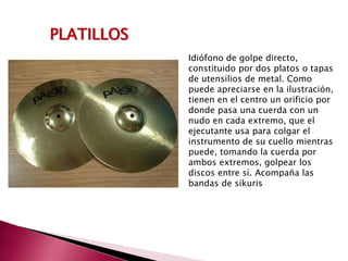 Cordófonos idiófonos1 | PPT