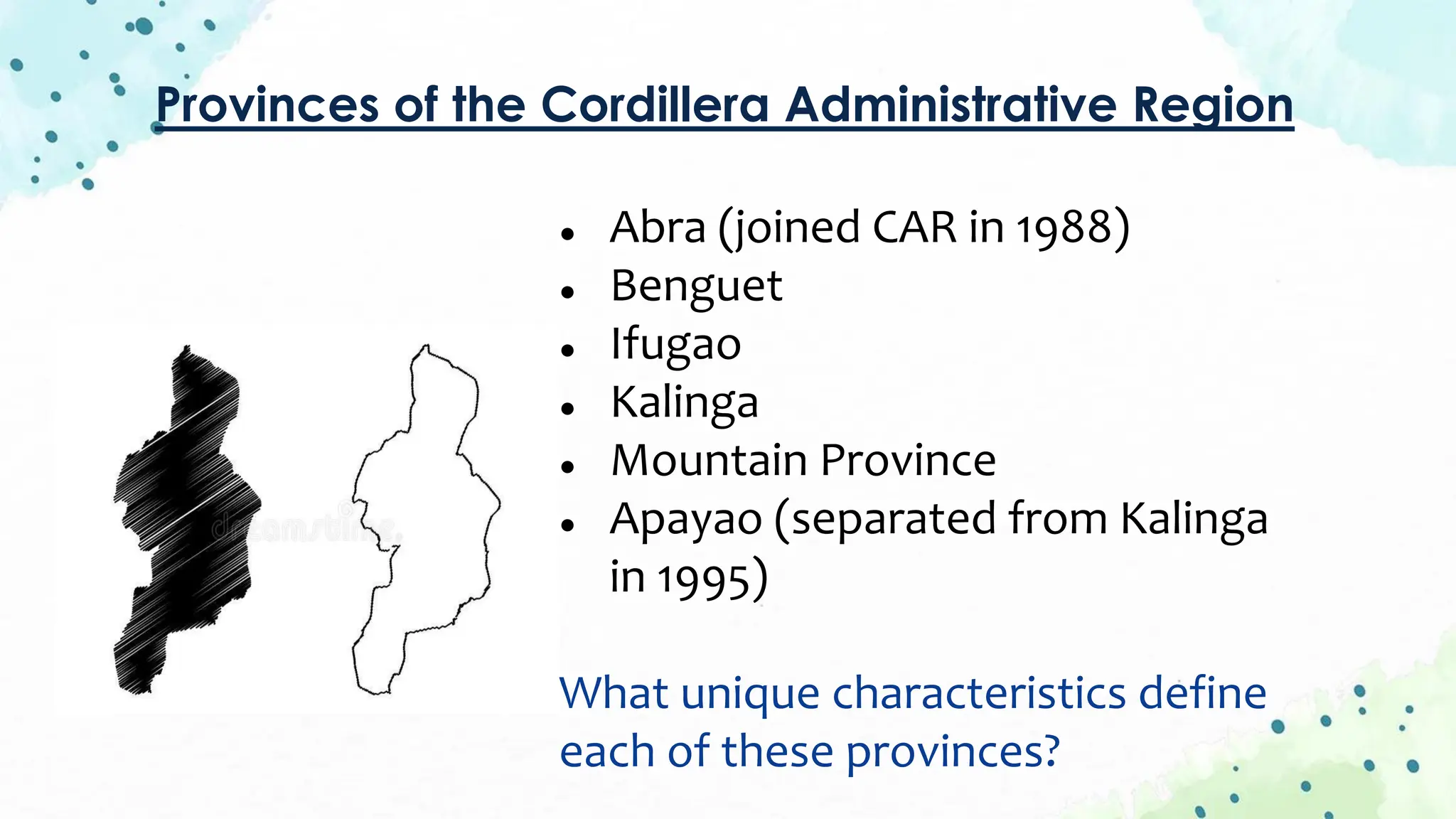 THE HISTORY OF CODILLERA CORDILLERA 101 LESSON 2 | PDF