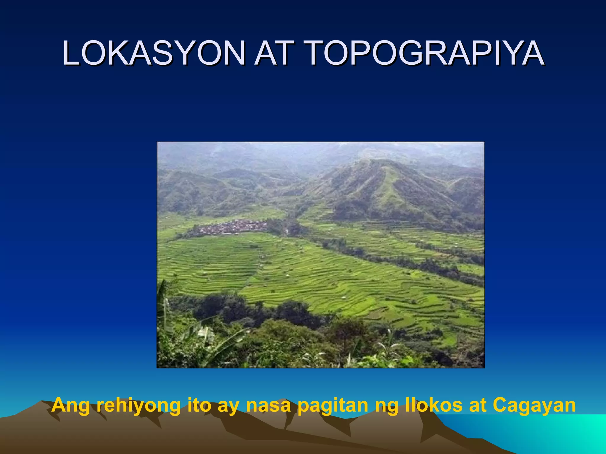 Cordillera Administrative Region | PPT