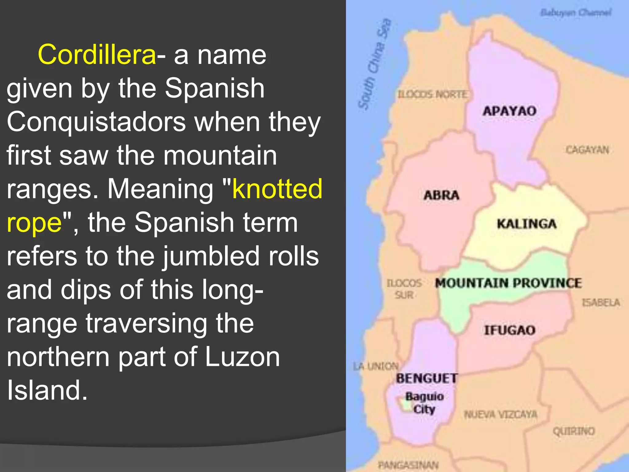 Cordillera ppt1 | PPTX