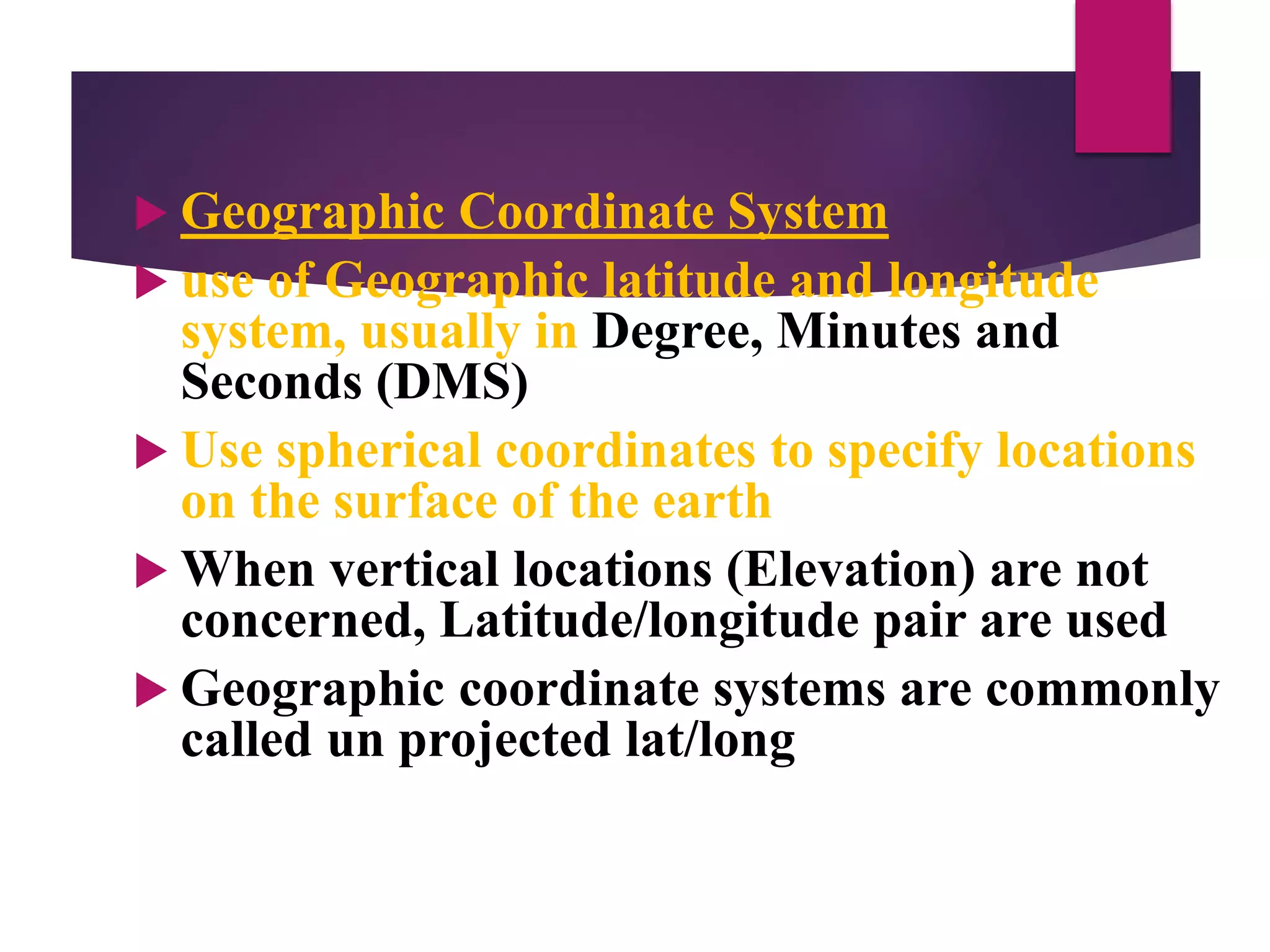 Cordinate system and map projection.pdf