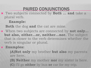 Cordinating conjunctions | PPTX