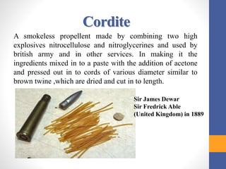 Cordite | PPTX