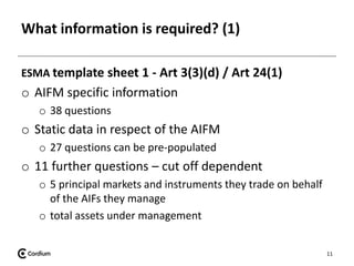 Annex IV - The next chapter in AIFMD | PPT