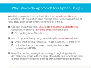 Canada’s Orphan Drug Regulatory Framework & panCanadian Access to Rare ...
