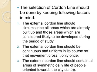 Cordon line survey | PPTX