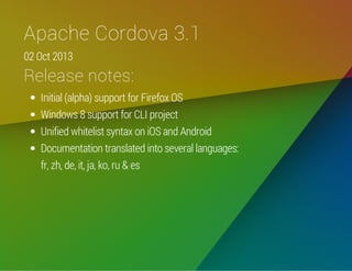 Cordova 3, apps para android | PDF | Operating Systems | Computer Software and Applications